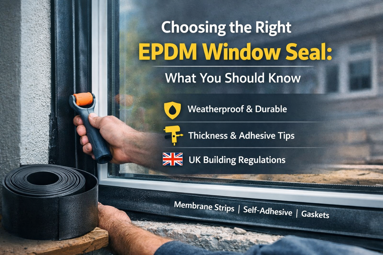 Choosing the Right EPDM Window Seal: What You Should Know