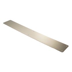 Atlantic Pre-Drilled Door Finger Plates - Satin Stainless Steel (500mm ...