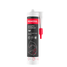 PENOSIL 750 SpeedFix Seal & Bond Elastic Hybrid Adhesive - White (290ml) | Dortech Direct | P5053C