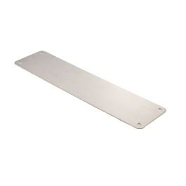 Atlantic Pre-Drilled Door Finger Plates - Satin Stainless Steel (300mm ...