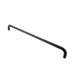 Atlantic D-Shaped Bolt Fix Round Pull Handle - Matt Black (600mm x 19mm ...
