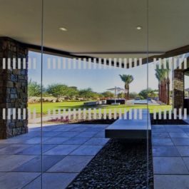 Solarshade 1.2M Roll Striped Manifestation Safety Film for Glass, Etched