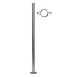 Pre-Drilled Circular Mid Pole