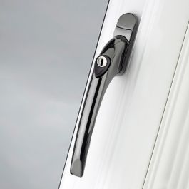 Mila ProLinea Locking Espag Inline Window Handle - Smokey Chrome ...