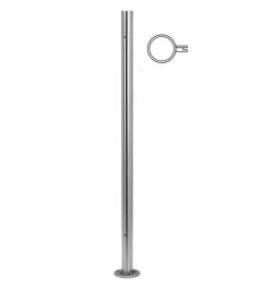 Pre-Drilled Circular End Post