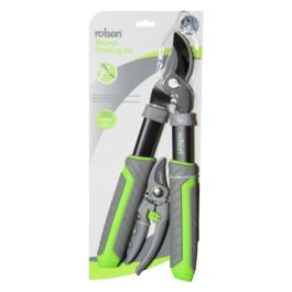 Rolson Bypass Lopper and Secateur twin pack - Pruning Set | Dortech Direct