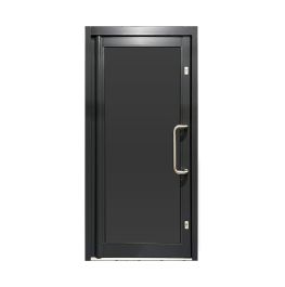 Aluminium Single Door Full Panel - Anthracite Grey RAL 7016 | Dortech ...