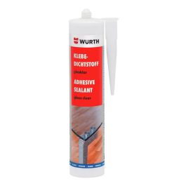 Wurth Glass Clear Adhesive Sealant (290ml) | Dortech Direct | W1197