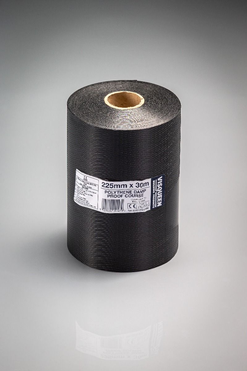 Visqueen Polyethylene Damp Proof Course (225mm x 30m) | Dortech Direct ...
