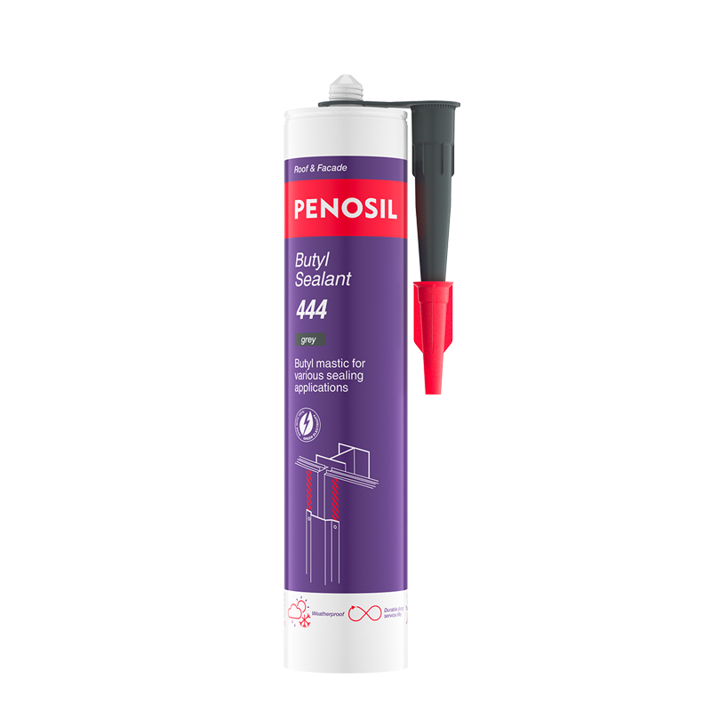 PENOSIL 444 Butyl Sealant Weatherproof Mastic - Grey (300ml) | Dortech ...