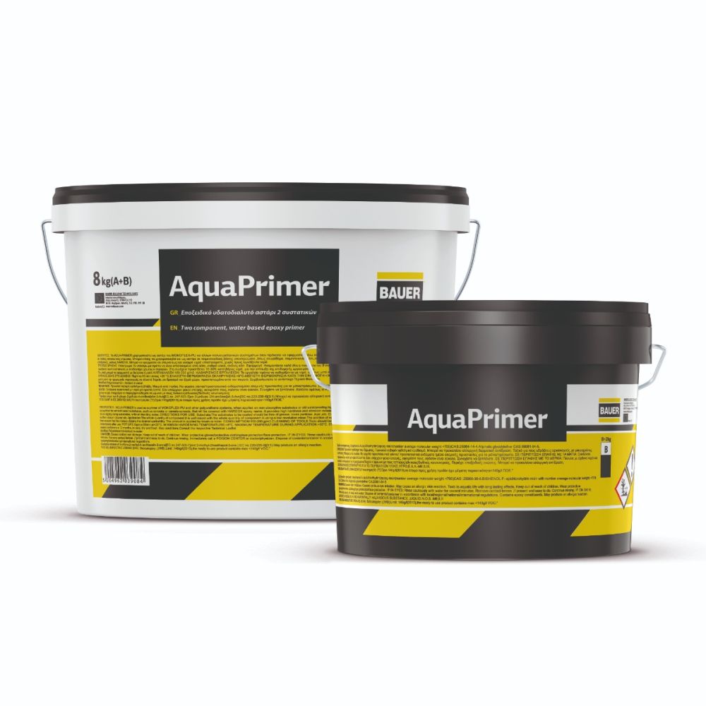 Bauer - Aqua Primer Two - Component Part Epoxy Primer - 8kg (A+B ...