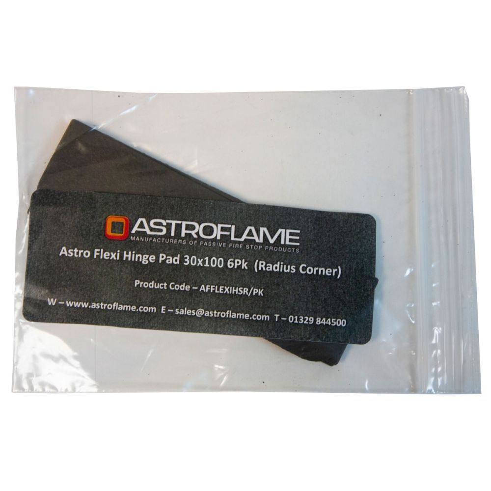 Astro Flexi Hinge Pad Radius Corners 100x30mm Pack of 300 | Dortech Direct