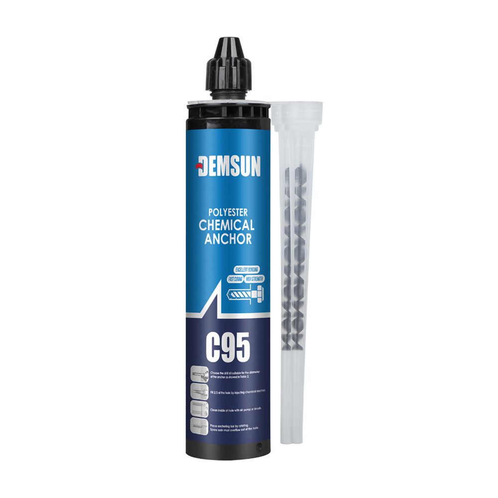 Demsun C95 Polyester Chemical Anchor Injection Mortar - Grey (345ml ...