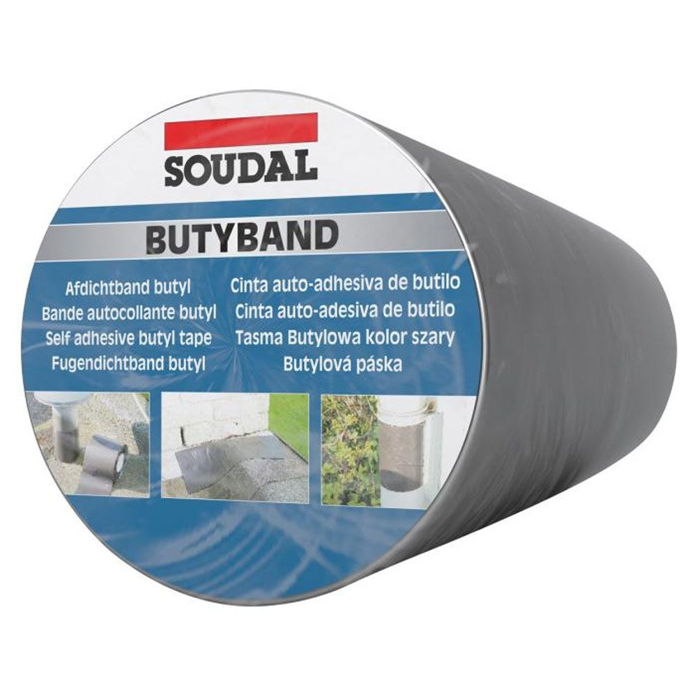 Soudal Butyband Butyl Flashing Tape - Lead (10m) | Dortech Direct | D1255C