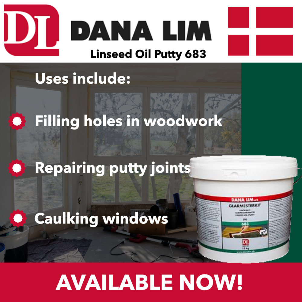 Linseed Oil Putty 683 | Dortech Direct