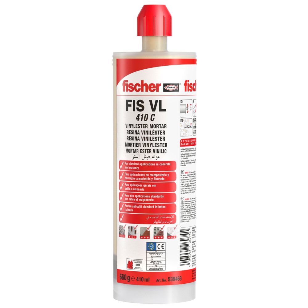Fischer Injection Mortar FIS VL (410ml) | Dortech Direct | C3161