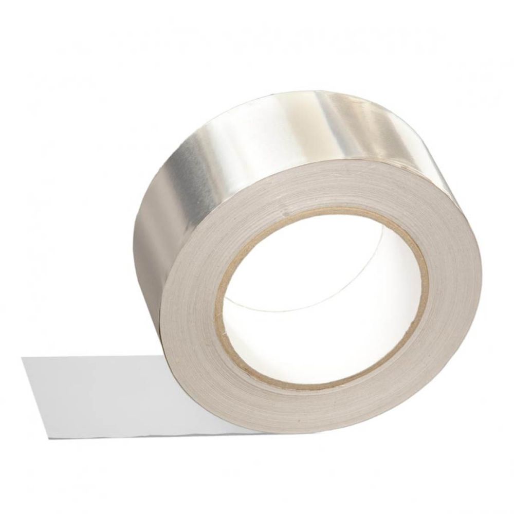Powerlon Powerbond FR Aluminium Tape (50mm x 47.5m Roll) | P9028