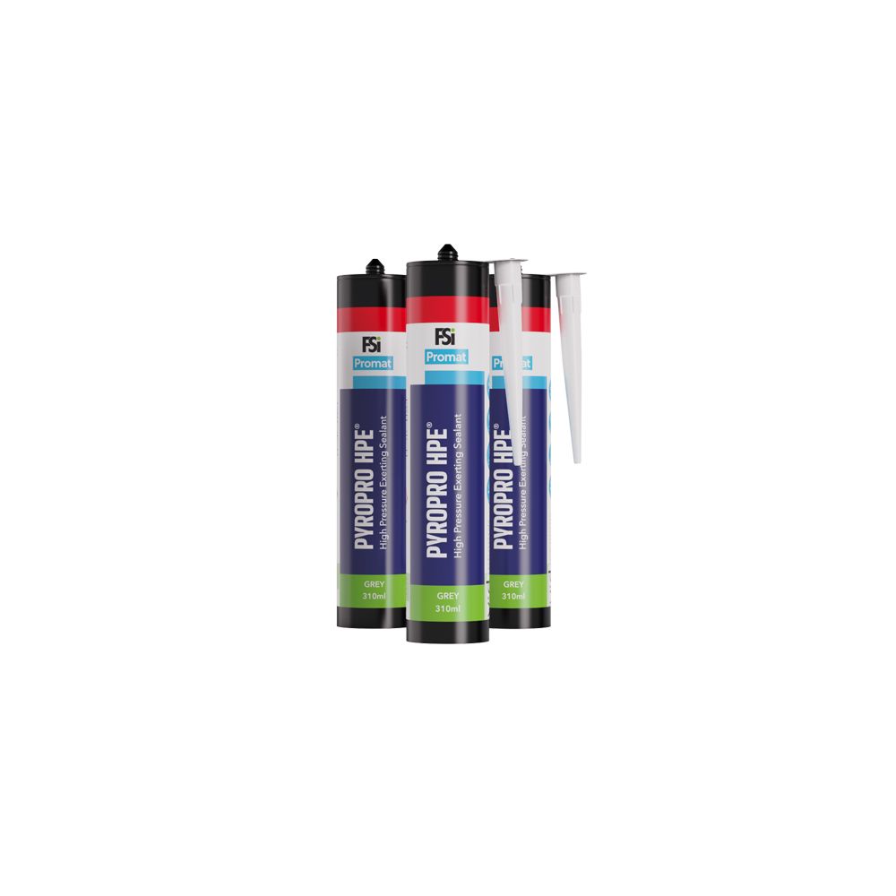 FSI PyroPro HPE Intumescent Graphite Sealant - Grey | Dortech Direct | F9110C