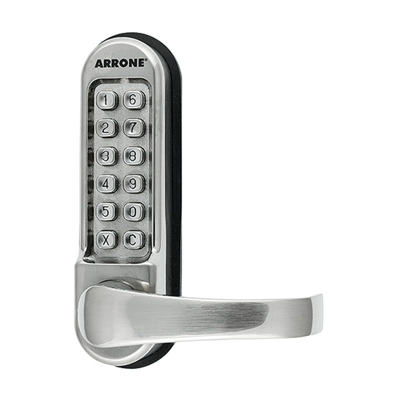 HOPPE Arrone Mechanical Digital Lock Lever Operated Comes with Tubular ...