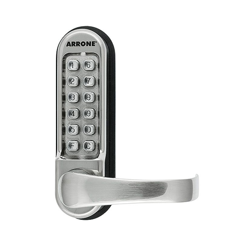 HOPPE Arrone Mechanical Digital Lock Lever Operated Code Free Tubular ...