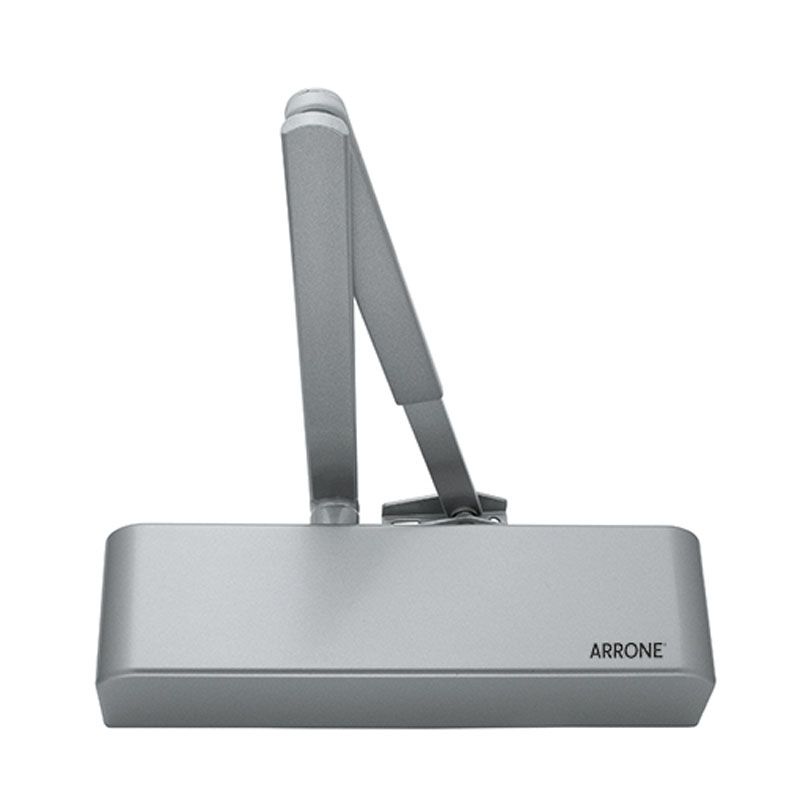 HOPPE Arrone Overhead Spring Door Closer & Matching Arm Power Size 2 to ...