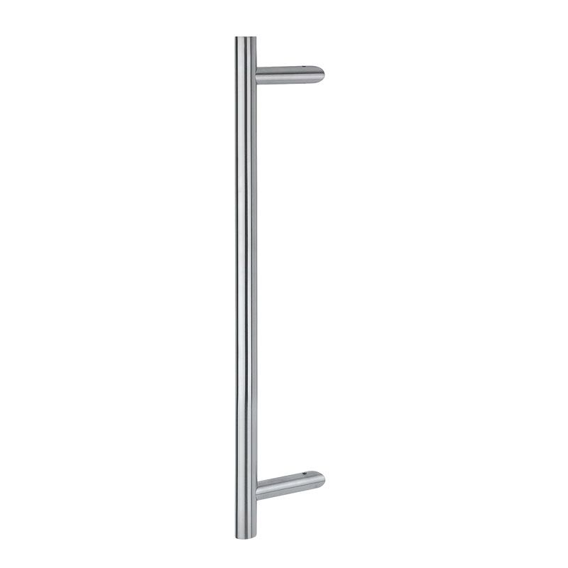 HOPPE Arrone Cranked T-Bar Pull Handle for Timber Doors - Stainless ...