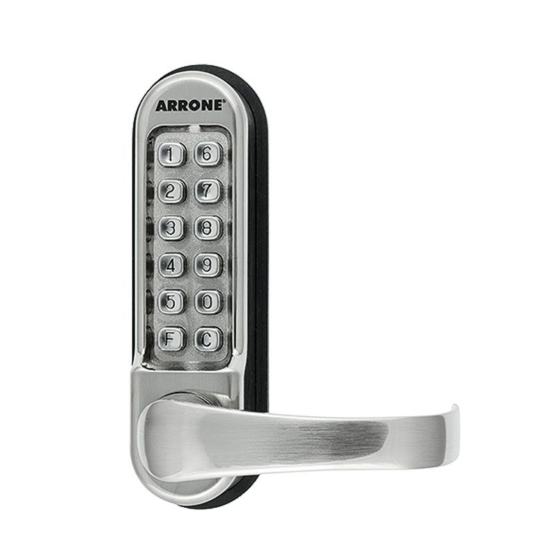 HOPPE Arrone Mechanical Digital Lock Lever Operated Code Free Tubular ...