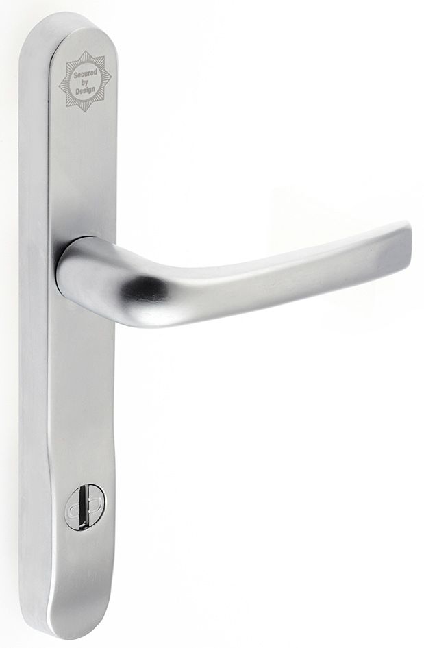 Secure by Design Handle Set - Smooth Satin (240mm) | Dortech Direct