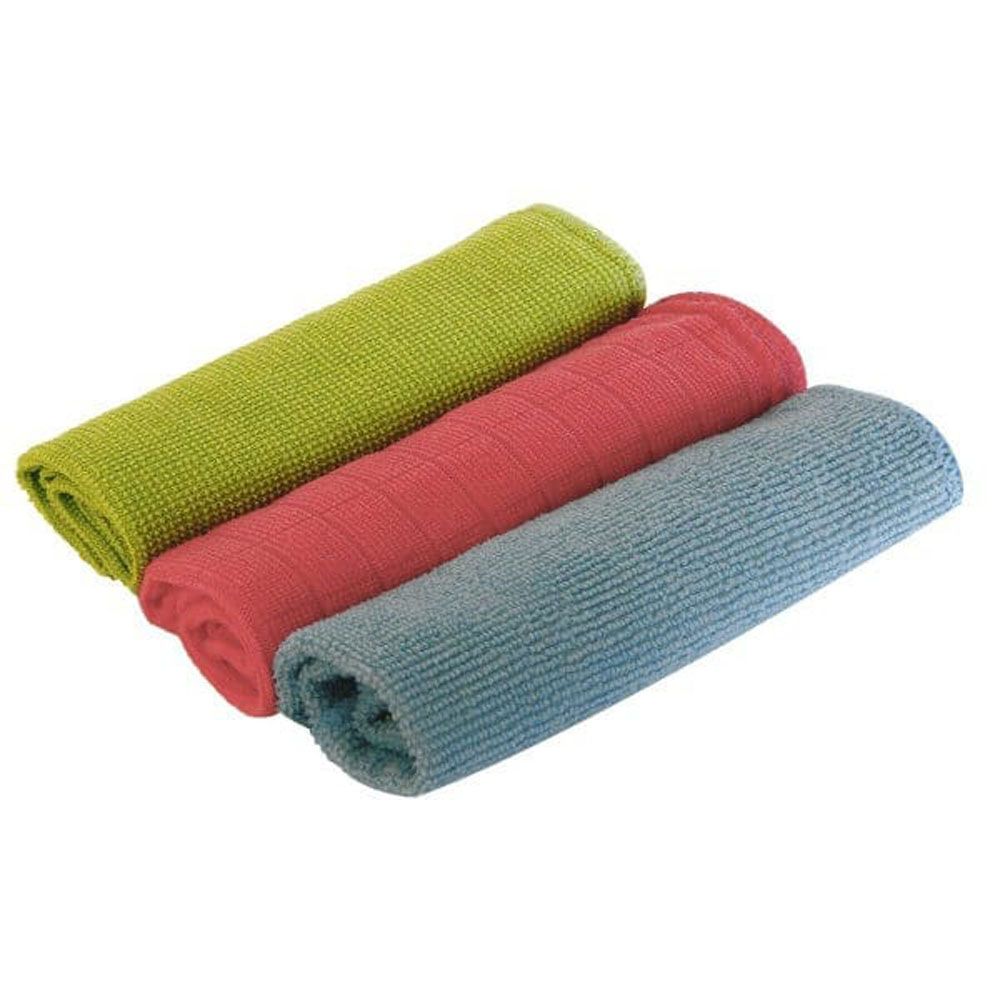 Rolson 3pc Multi-Purpose Microfibre Cloths | R8252 | Dortech Direct