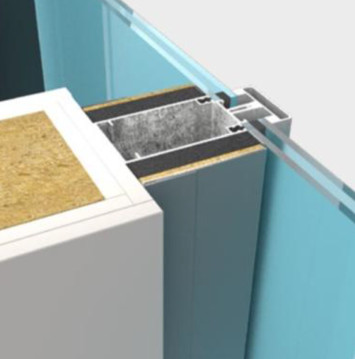 Siderise MI Mullion Inserts Acoustic Mullion Cover| Dortech Direct