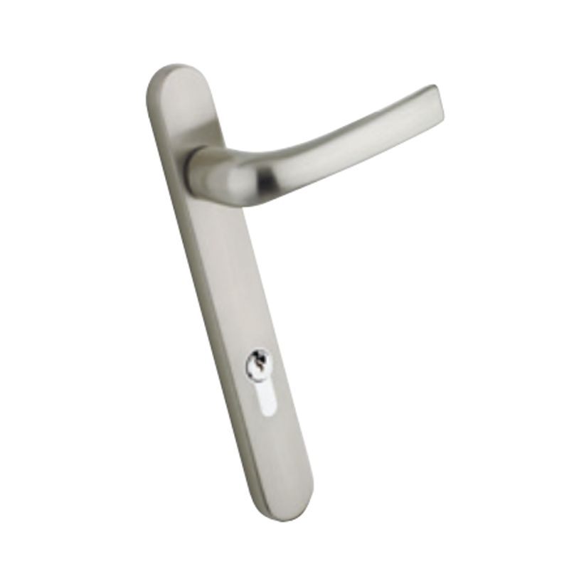 Pro-Linea Door Handle Pair - Satin Silver (220mm) | Dortech Direct