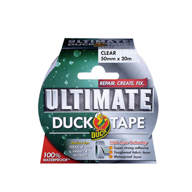 Shurtape Duck Tape Ultimate - Clear (50mm x 20m) | Dortech Direct | ST1007