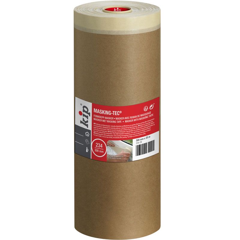 Shurtape KIP Paper Masker Tape 234 (300mm x 25m) | Dortech Direct | ST1042