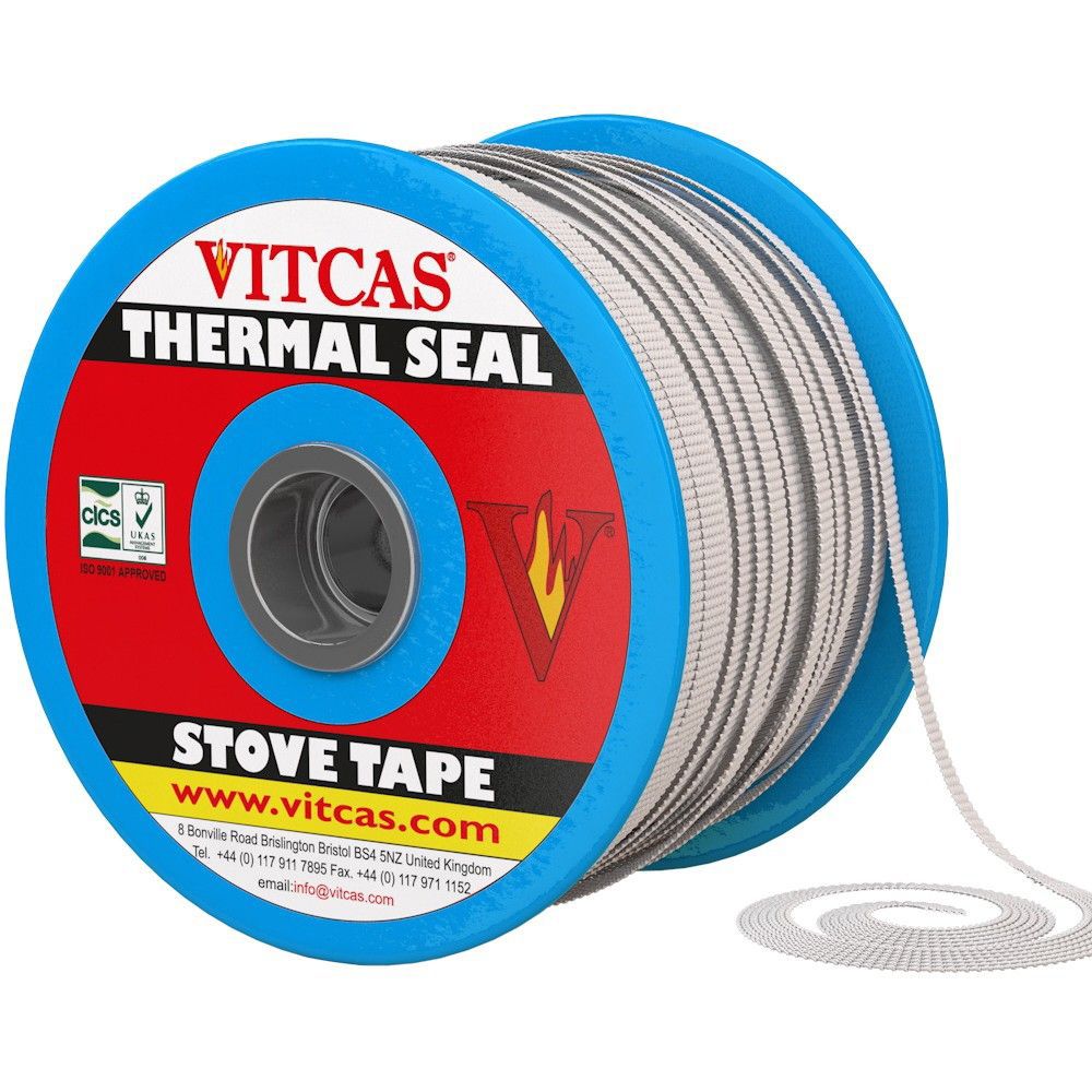 Vitcas Thermal Self Adhesive Tape White 2mm x 50m Dortech Direct V5069C