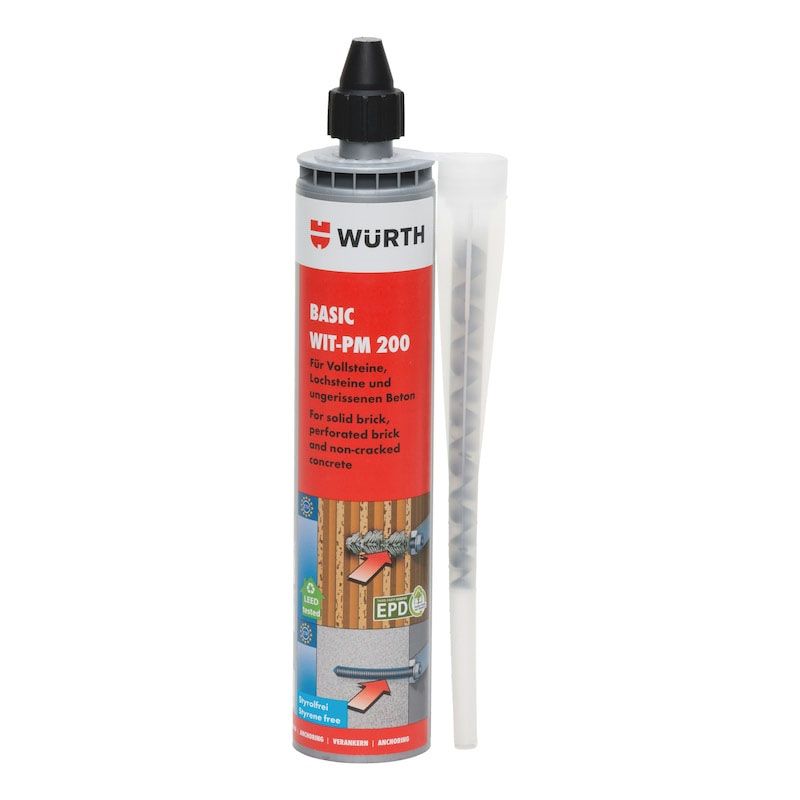 Wurth Chemical Injection Mortar Basic WIT - PM 200 (300ml) | Dortech ...