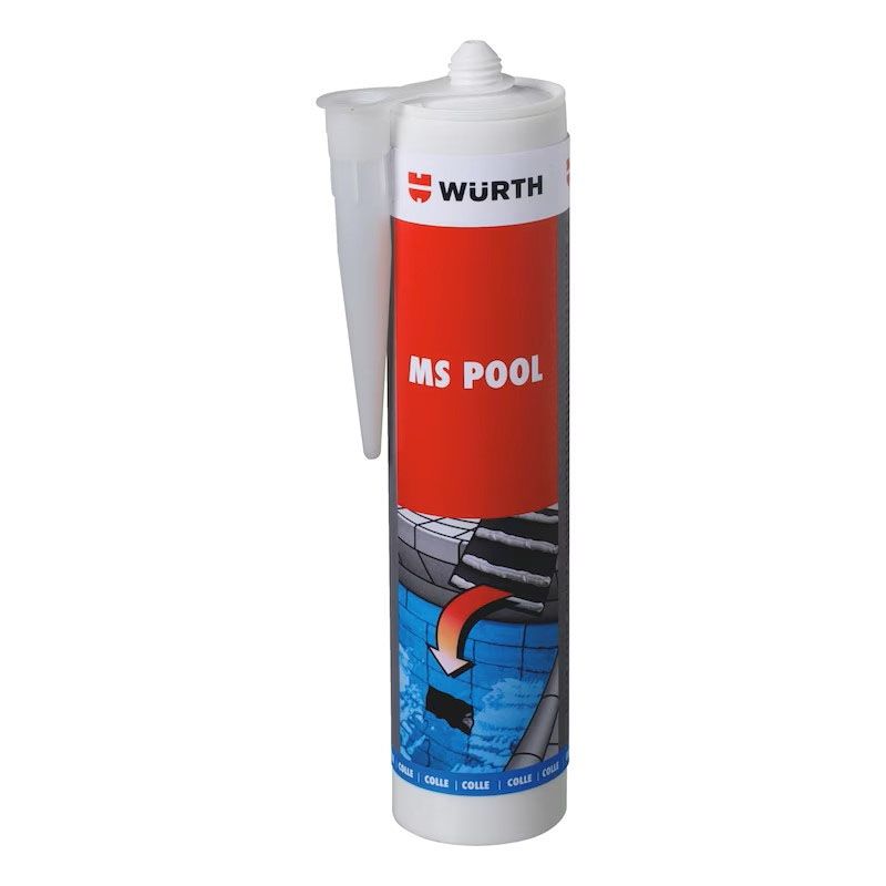 Wurth Structural Adhesive MS Pool - White (290ml) | Dortech Direct | W1180