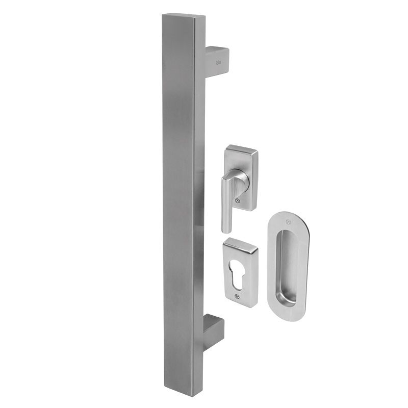 BLU Incline Rectangular T Bar Handle for Straight Slide Doors - 316 ...